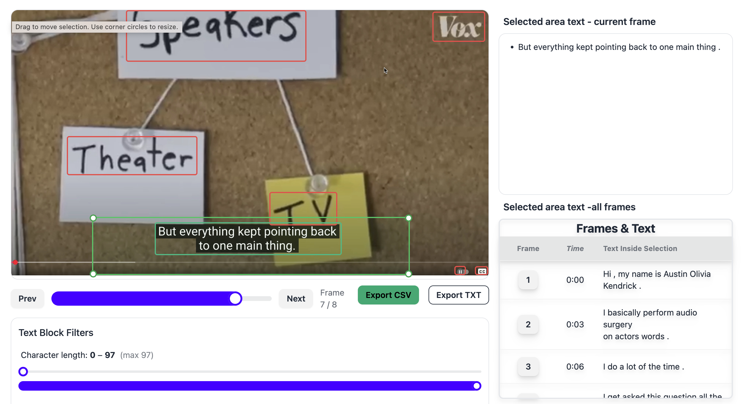 Textractify | Extract visible text from photos